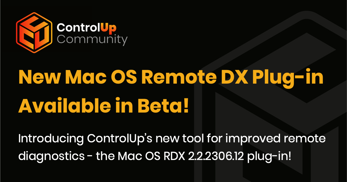 New Mac OS Remote DX Plug-in in Beta! | ControlUp Community