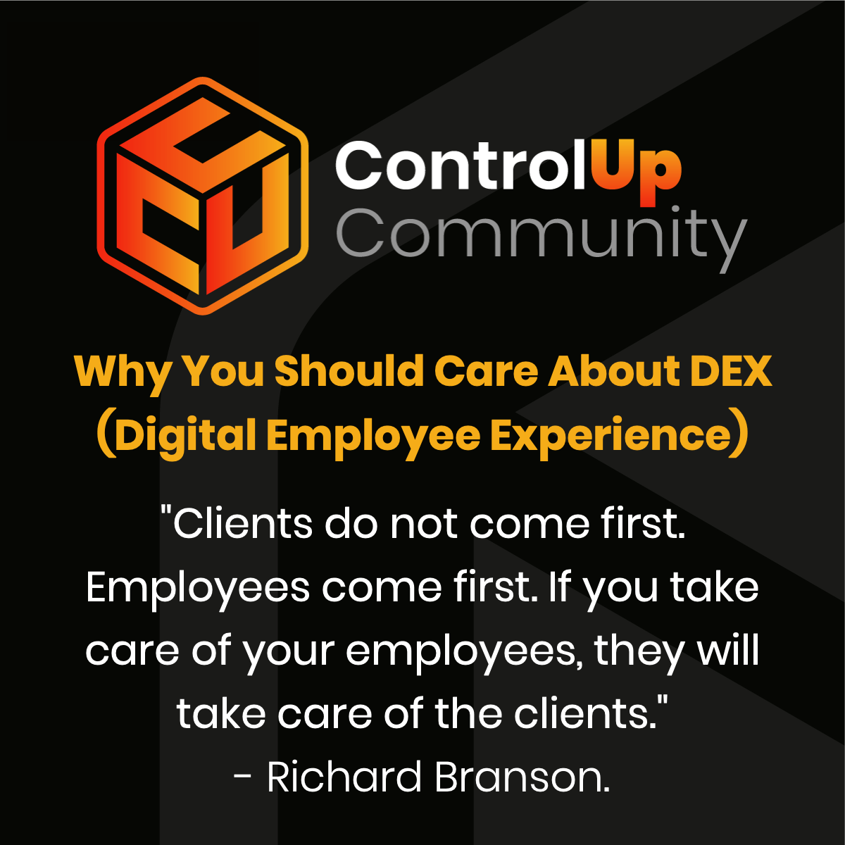 Why You Should Care About DEX | ControlUp Community