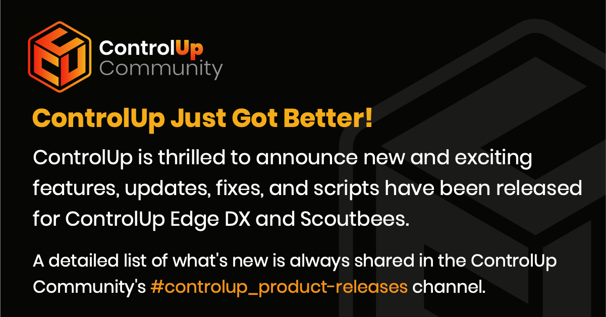 NEW ControlUp Edge DX and Scoutbees Features, Updates, Fixes, and ... NEW ControlUp Edge DX and Scoutbees Features, Updates, Fixes, and ...
